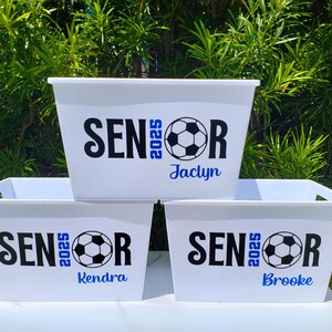 Personalized Graduation Sport Senior Basket, Custom Football ...