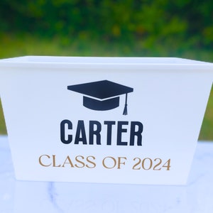 Personalized Graduation Basket, Custom Graduation Basket, Senior Grad ...