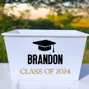 Personalized Graduation Basket, Custom Graduation Basket, Senior Grad ...