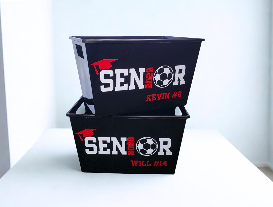 Soccer Senior 2026 Graduation Basket, Custom Soccer Basket, Sport Gift ...