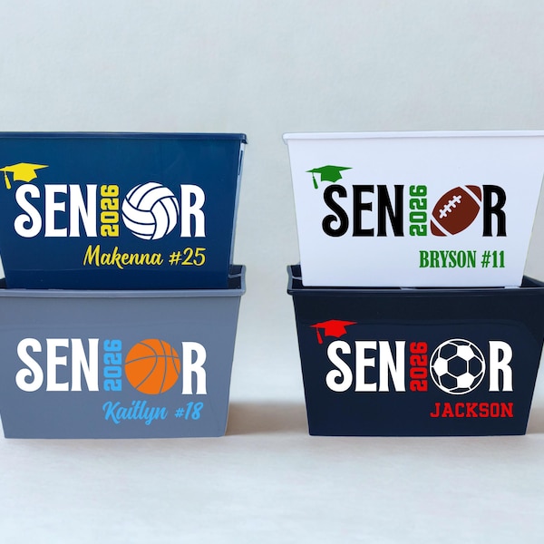 Senior Night Girl Basket - Etsy