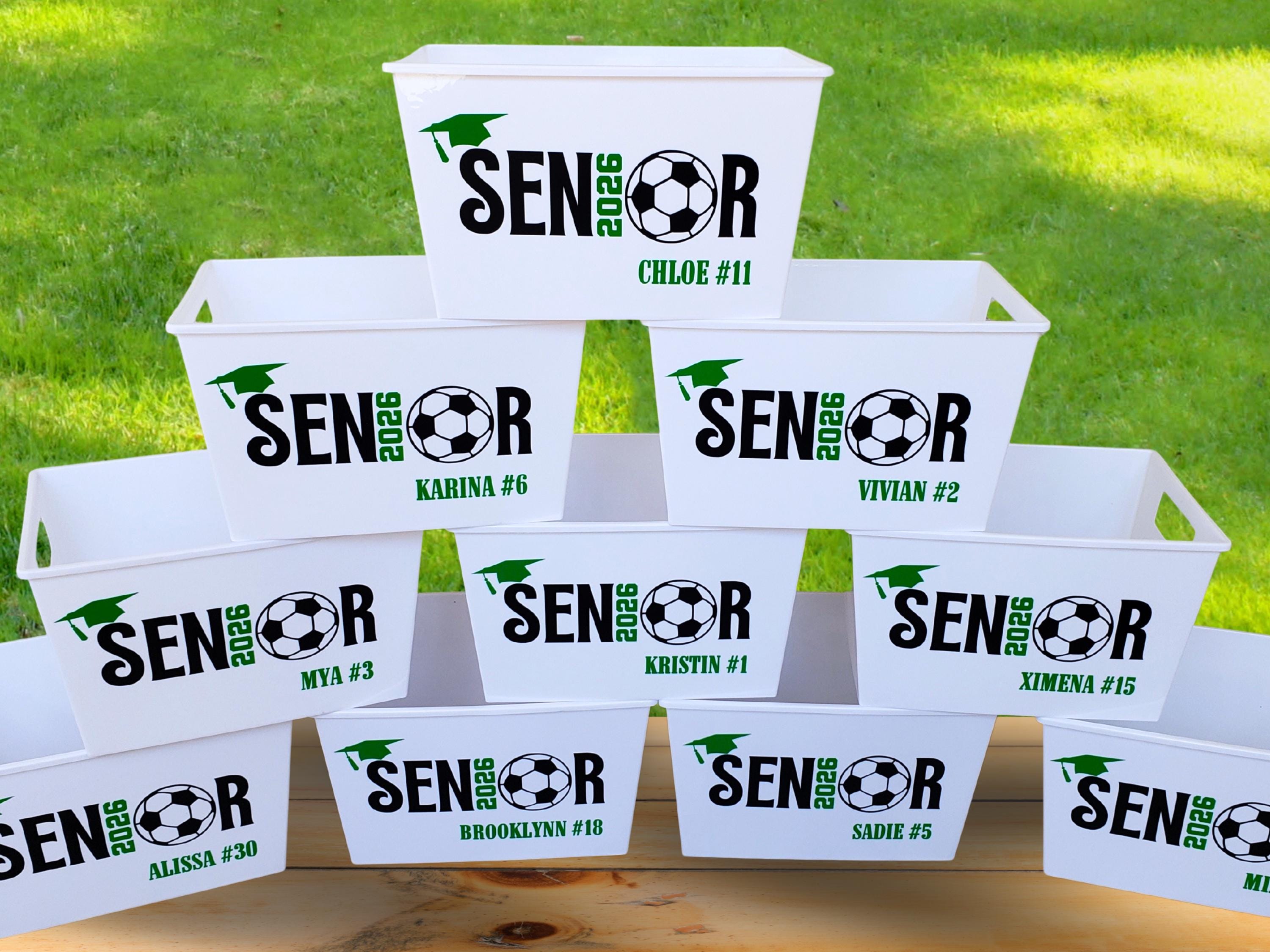 Custom Soccer Basket, Graduation Personalized Soccer Baskets ...
