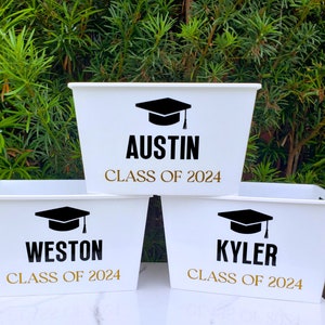 Personalized Graduation Basket, Custom Graduation Basket, Senior Grad ...