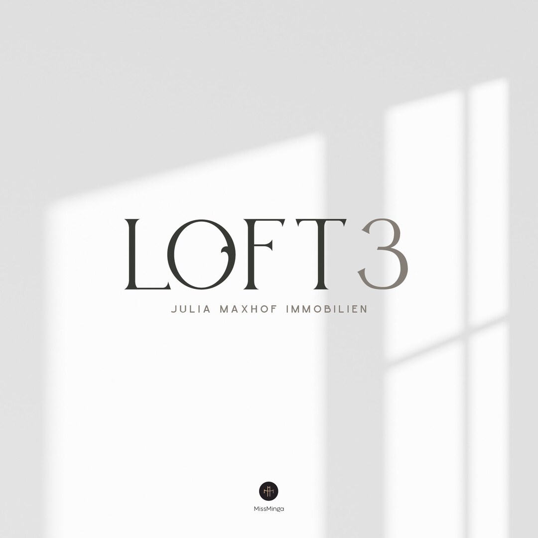 Loft Logo Design Elegant Text Logo Minimalist Branding for Real Estate ...