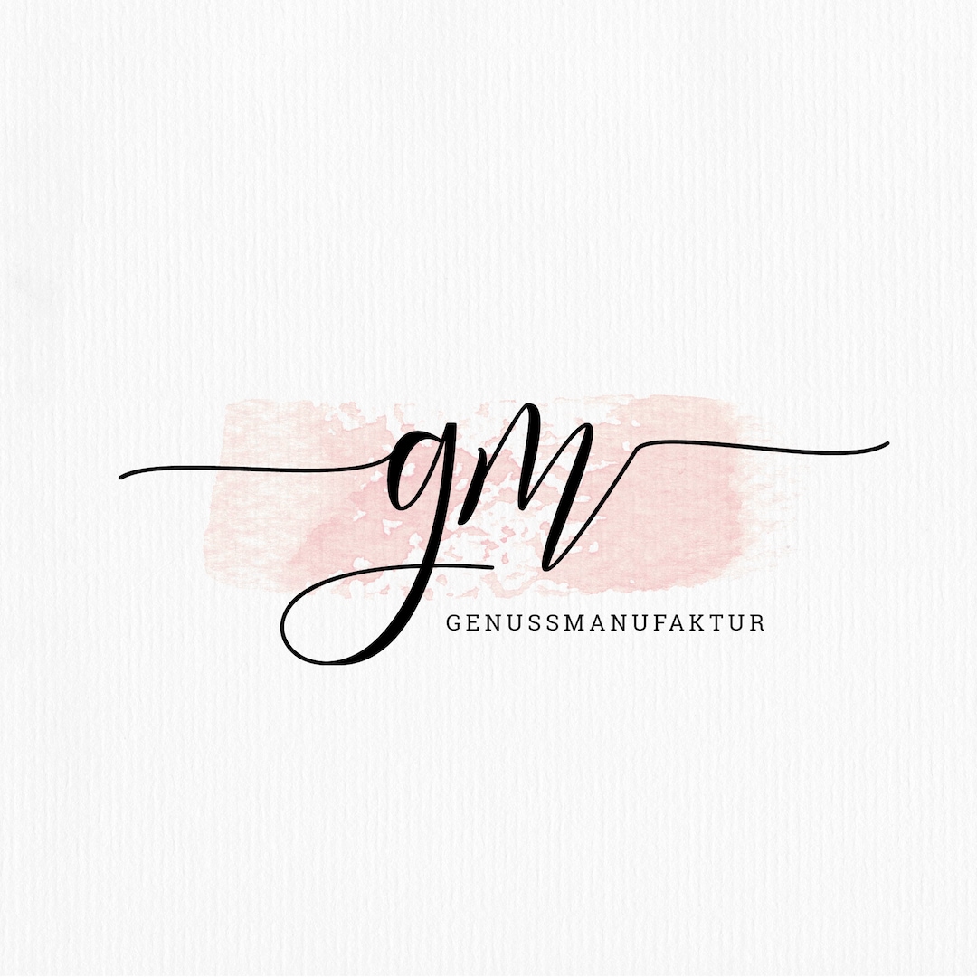 Calligraphy Logo Elegant Script Logo With Initials Professional Design ...