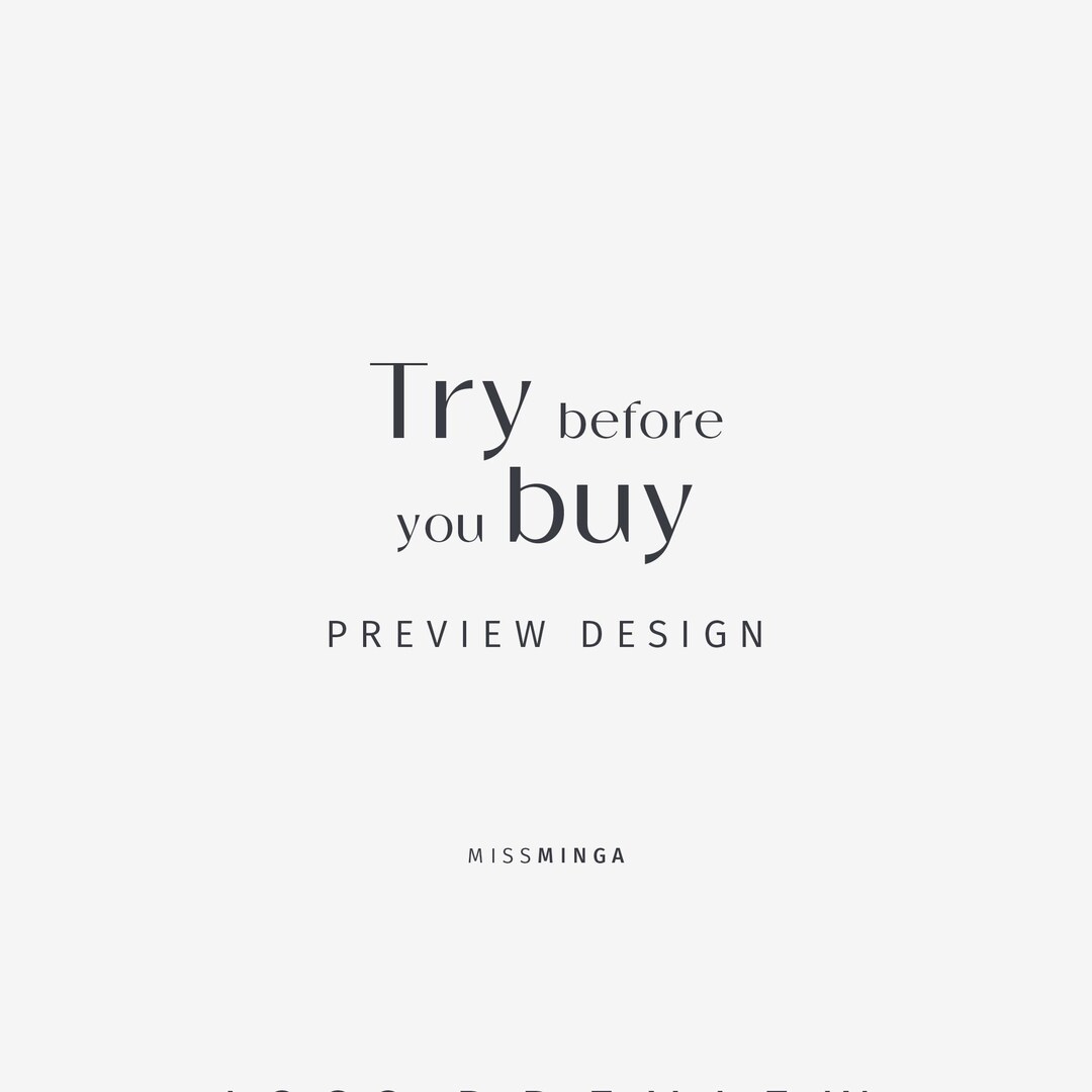 Test Your Logo Design | Preview Your Logo - Etsy