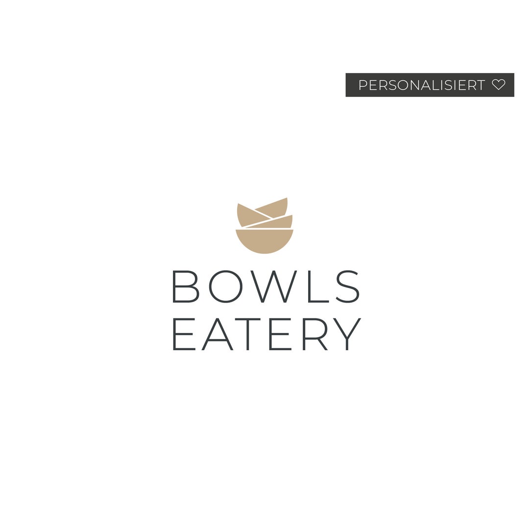 Bowl Logo Design Minimalist Logo for Healthy Food and Restaurants ...