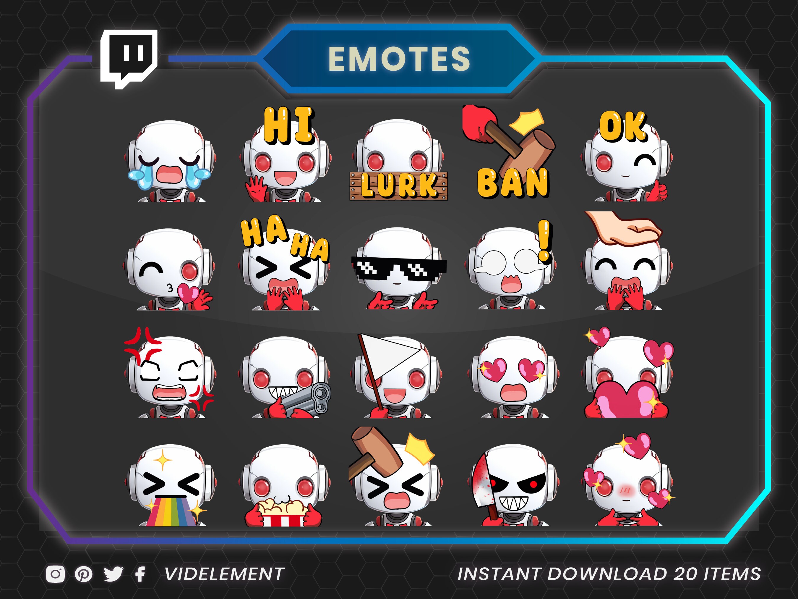 Twitch Emotes, Twitch Emote, Emotes Twitch, Anime Emote, Kawaii Emotes ...
