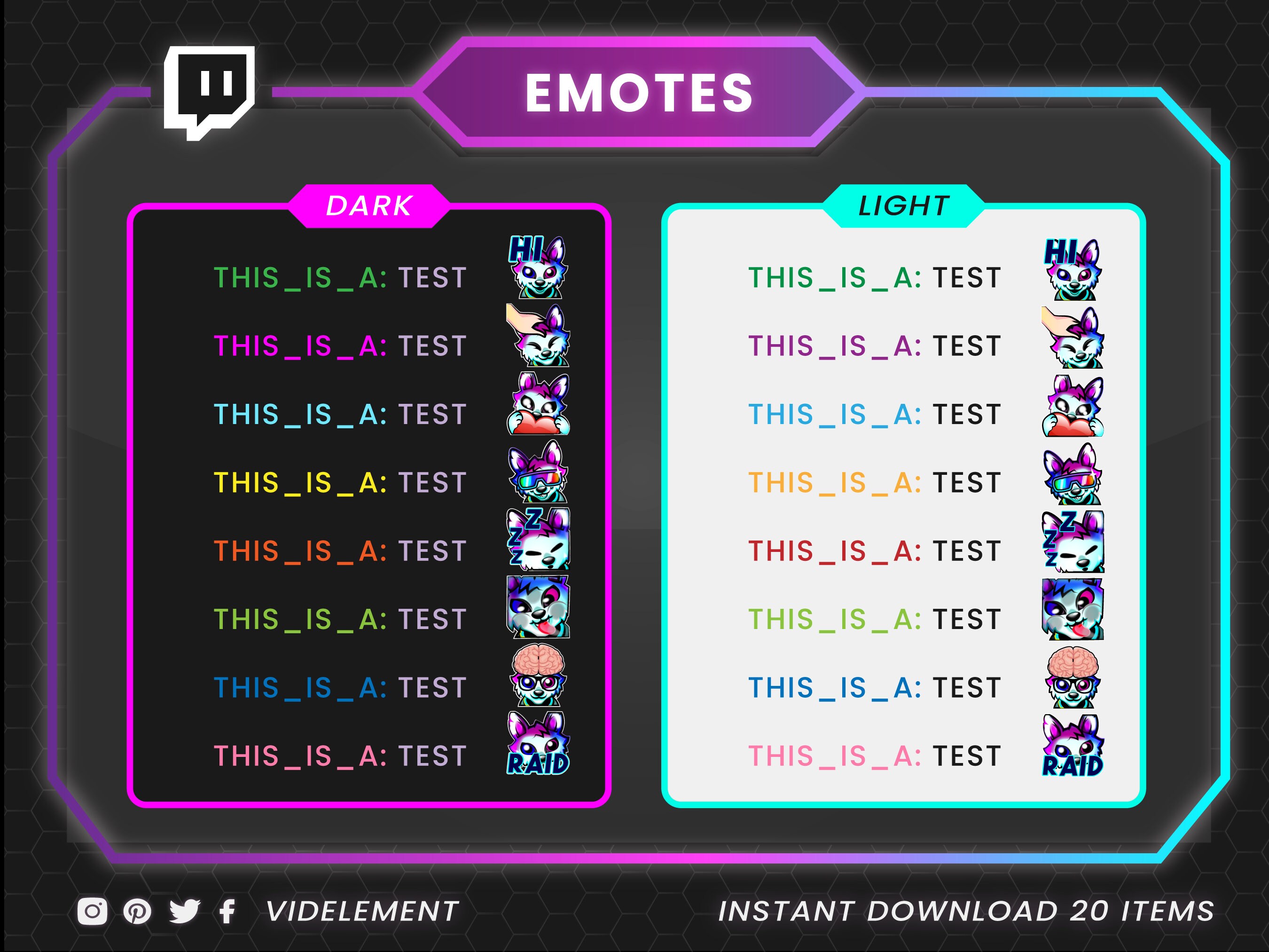 Twitch Emotes Discord Emotes Twitch Sub Emotes Cute Emotes - Etsy UK