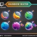 Water Sub Badges Rainbow Sub Badges Twitch Sub Badges - Etsy