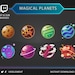 Twitch Sub Badges, Planet Sub Badges, Cute Sub Badges, Galaxy Sub ...