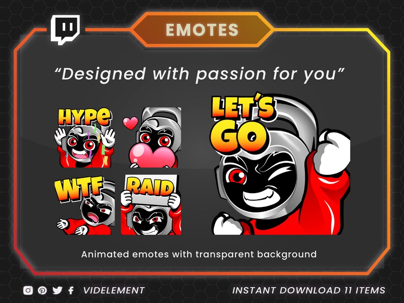 Animated Emotes Twitch Emotes Discord Emotes Twitch Sub - Etsy