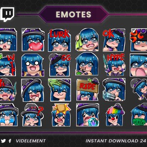 Twitch Emotes, Twitch Sub Emotes, Discord Emotes, Text Emotes, Witch ...