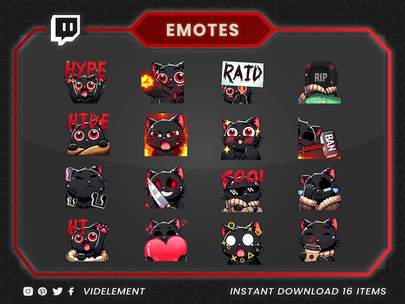 Twitch Emotes, Cat Emotes, Animated Emotes, Emotes Twitch, Discord ...