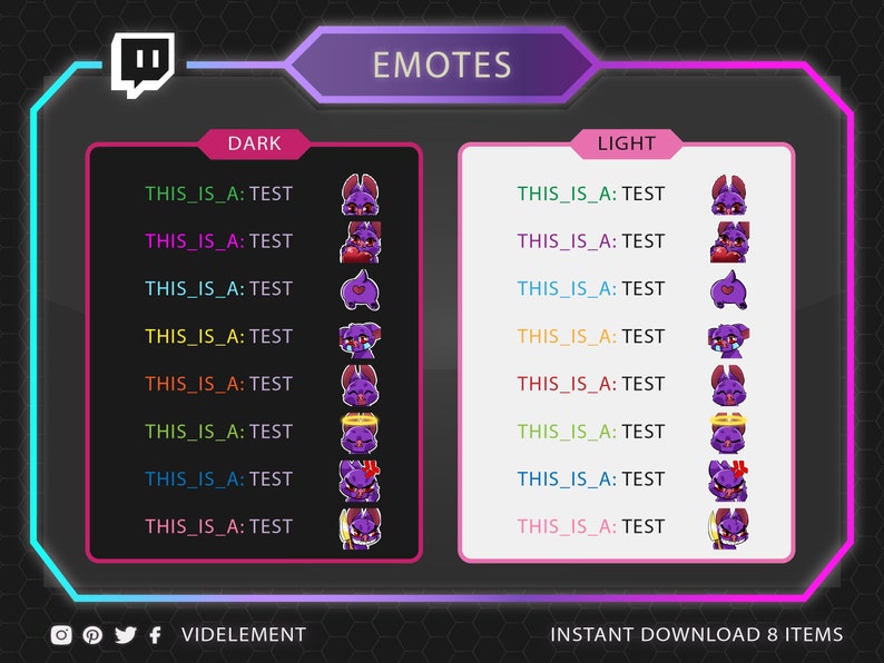 Animated Emotes Twitch Emotes Discord Emotes Twitch Sub - Etsy
