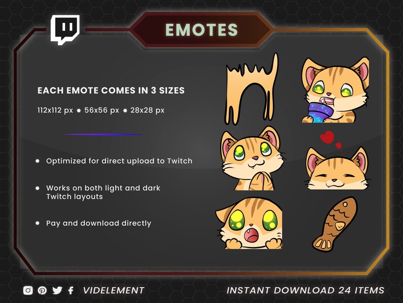 Twitch Emotes Twitch Sub Emotes Discord Emotes Text Emotes - Etsy