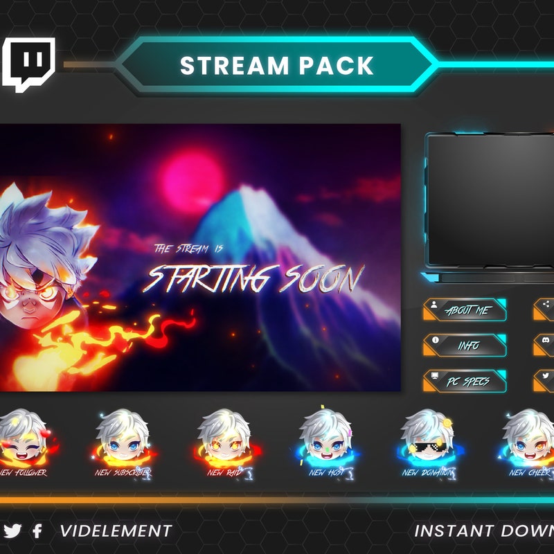 Racing Stream Overlay - Etsy