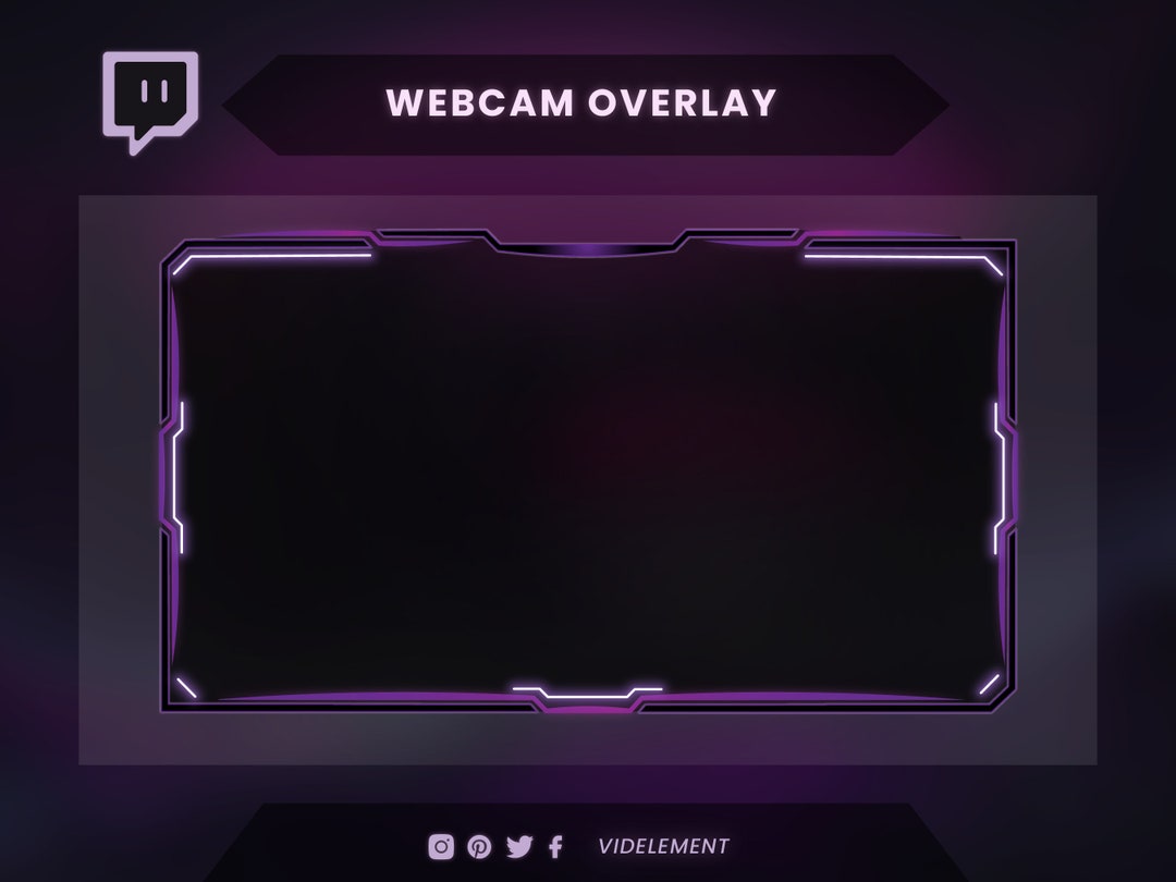Twitch Animated Webcam Overlay - Etsy