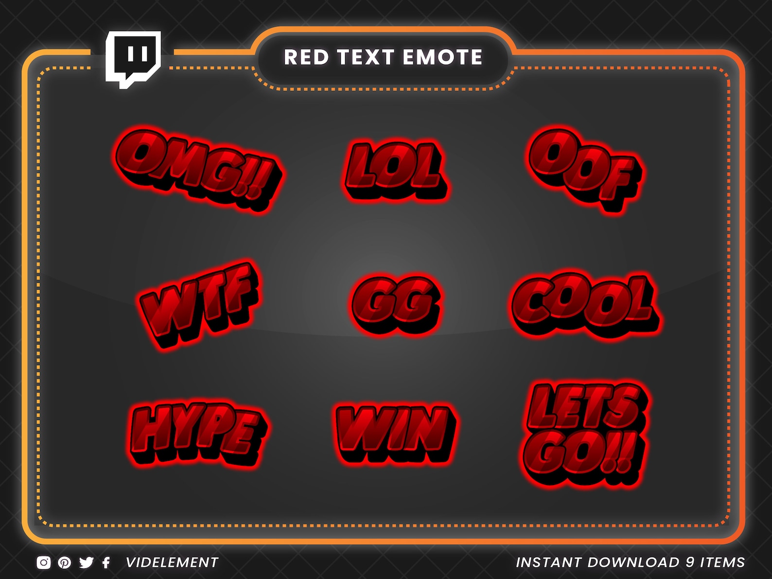 Twitch Text Emote Text Emotes Twitch Emotes Discord Emotes - Etsy