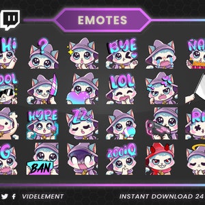 Twitch Emotes, Twitch Sub Emotes, Discord Emotes, Text Emotes, White ...