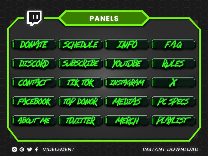 Zombie Stream Overlay Pack: Animated Alerts, Screens & Webcam Overlays ...