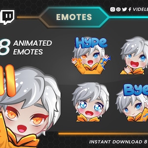 Animated Twitch Emotes 8 Dynamic Emotes for Streamers With a Flare for ...