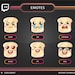 Bread Emotes Emotes for Twitch Twitch Emotes, Discord Emotes, Chibi ...