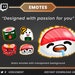 Sushi Emotes, Twitch Emotes, Twitch Sub Emotes, Discord Emotes, Soup ...
