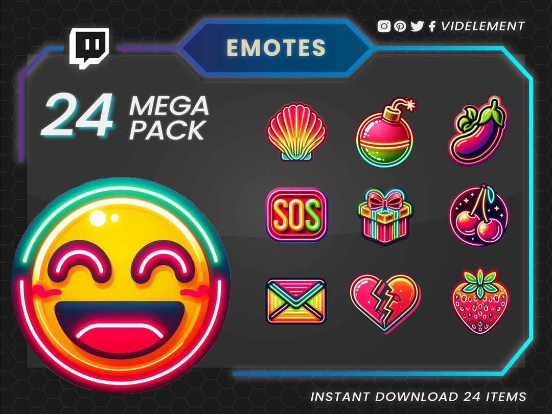 Retro Emotes for Twitch, Discord, and Tiktok Emotes on Sale - Etsy