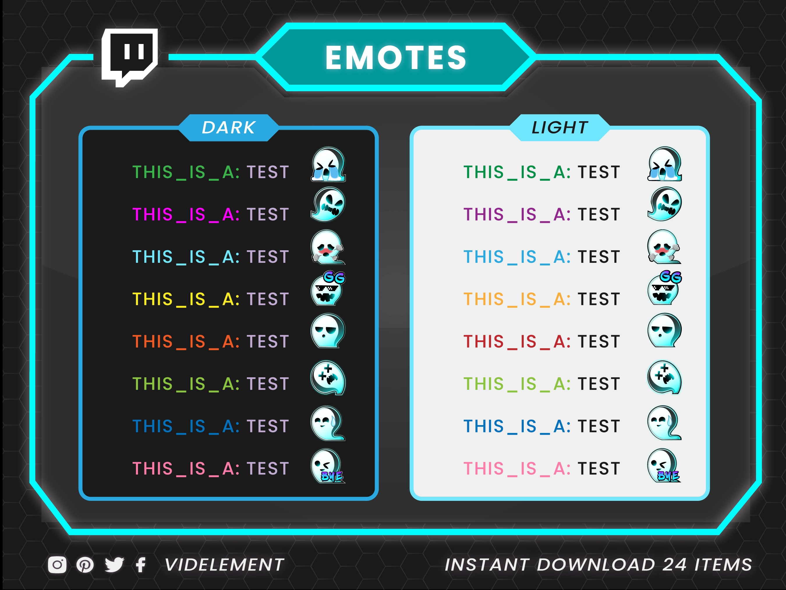 Twitch Emotes Twitch Sub Emotes Discord Emotes Text Emotes - Etsy
