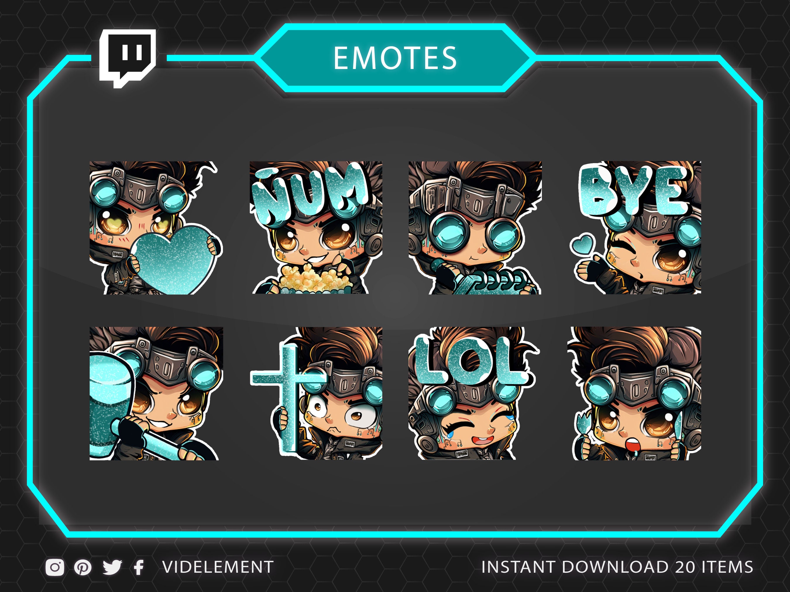 Twitch Emotes Discord Emotes Cute Emotes Neon Emotes Anime - Etsy Australia