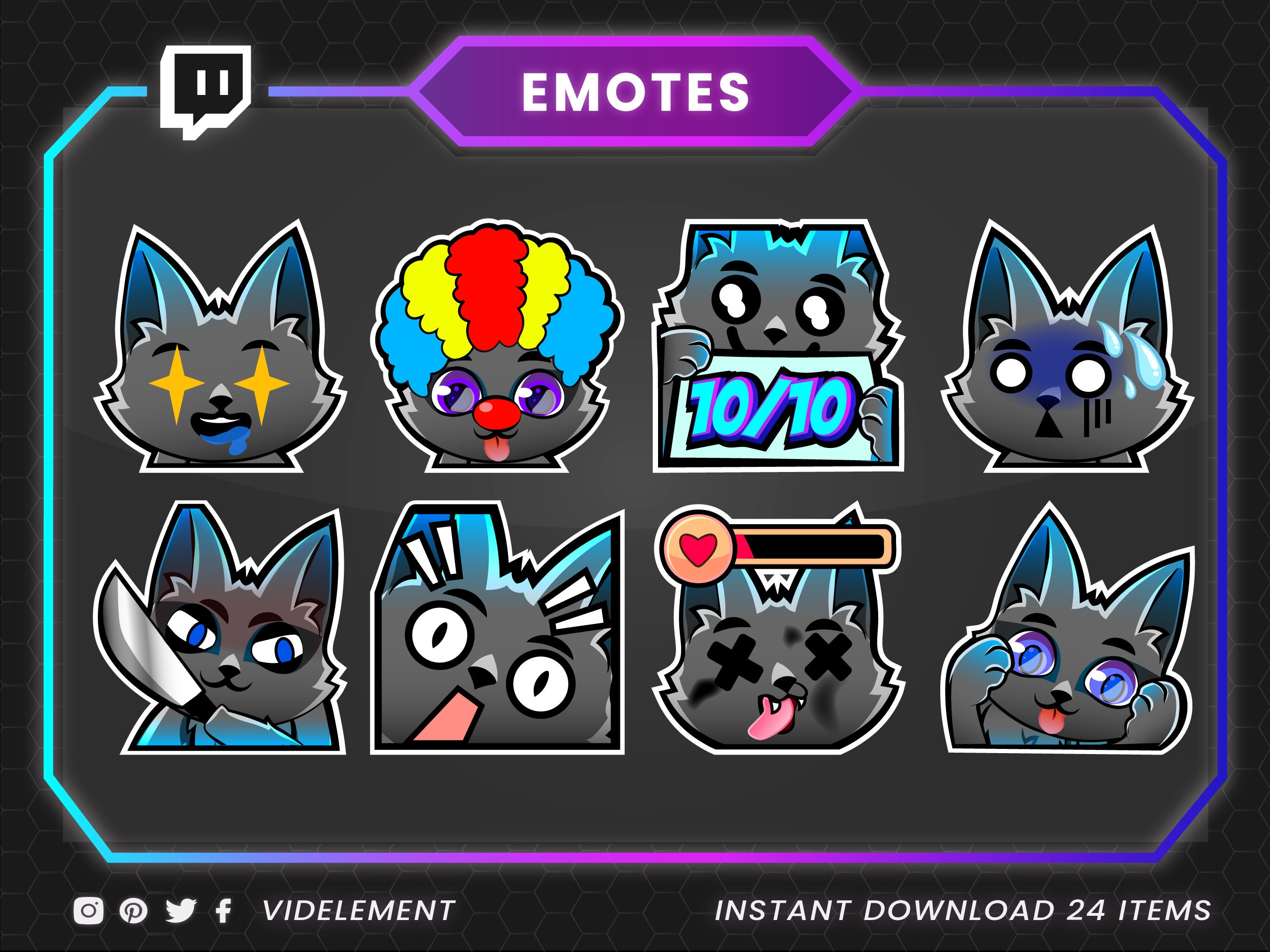 Twitch Emotes Twitch Sub Emotes Discord Emotes Text Emotes - Etsy Canada