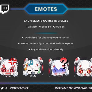 Twitch Emotes, Discord Emotes, Cute Emotes, Anime Emotes, Robot Emotes ...
