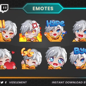 Animated Twitch Emotes 8 Dynamic Emotes for Streamers With a Flare for ...