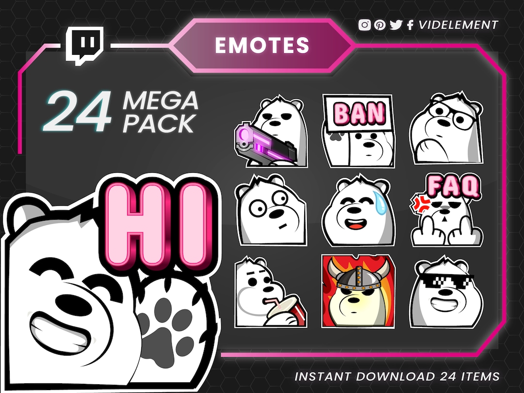 Twitch Emotes, Twitch Sub Emotes, Discord Emotes, Text Emotes, GG Emote ...