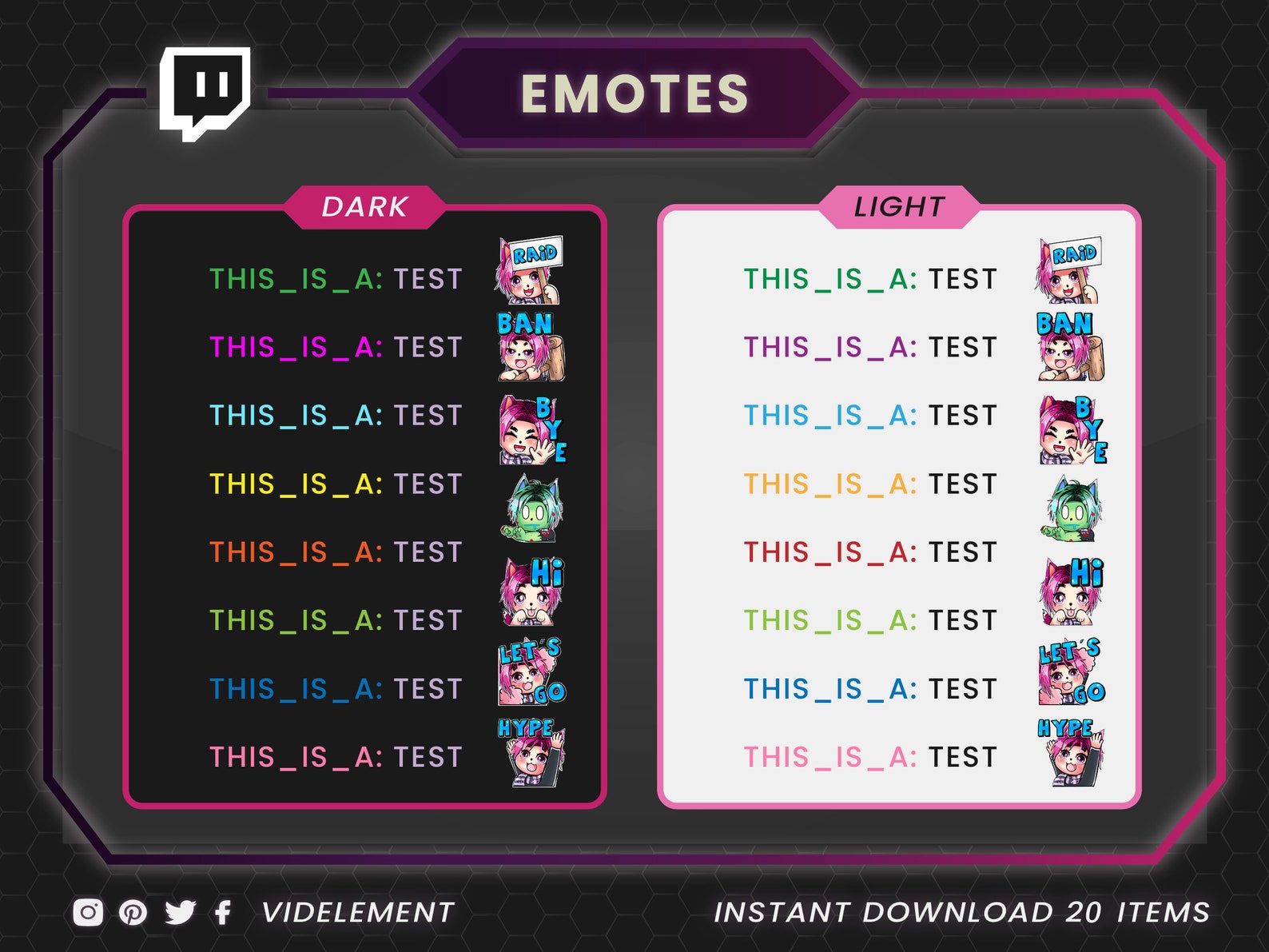Twitch Emotes, Discord Emotes, Twitch Sub Emotes, Cute Emotes, Text ...