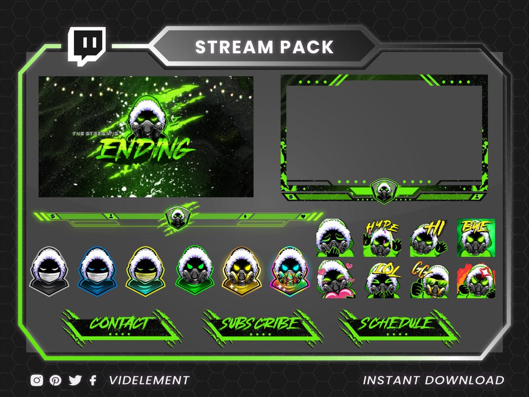 Twitch Overlays, Stream-Overlay, Webcam-Overlay, TwitchAlert, Twitch ...