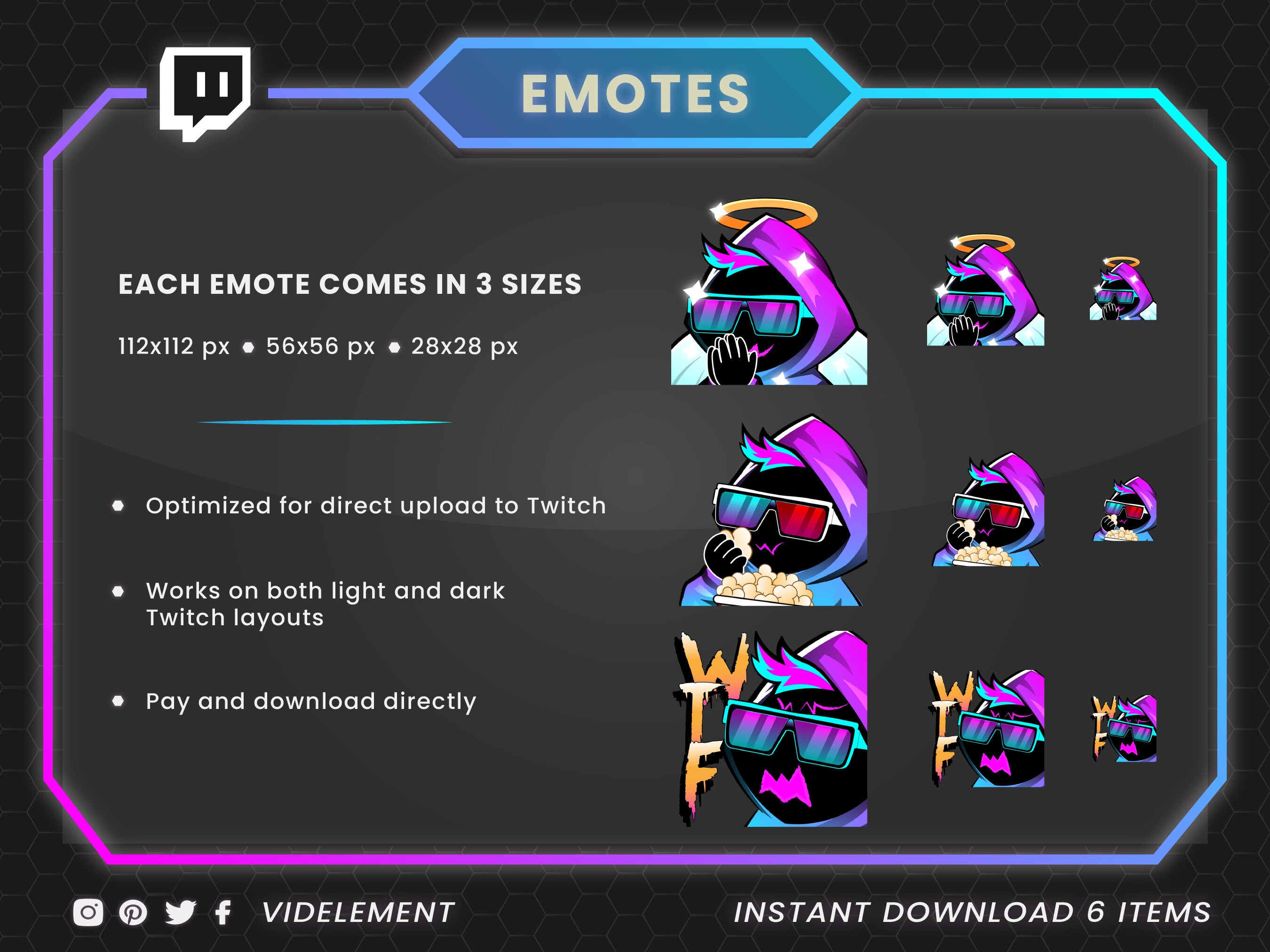 Animated Emotes Twitch Emotes Discord Emotes Twitch Sub - Etsy Canada