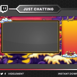 Chibi Samurai Stream Pack – Animated Twitch Emotes & Sakura Overlay for ...