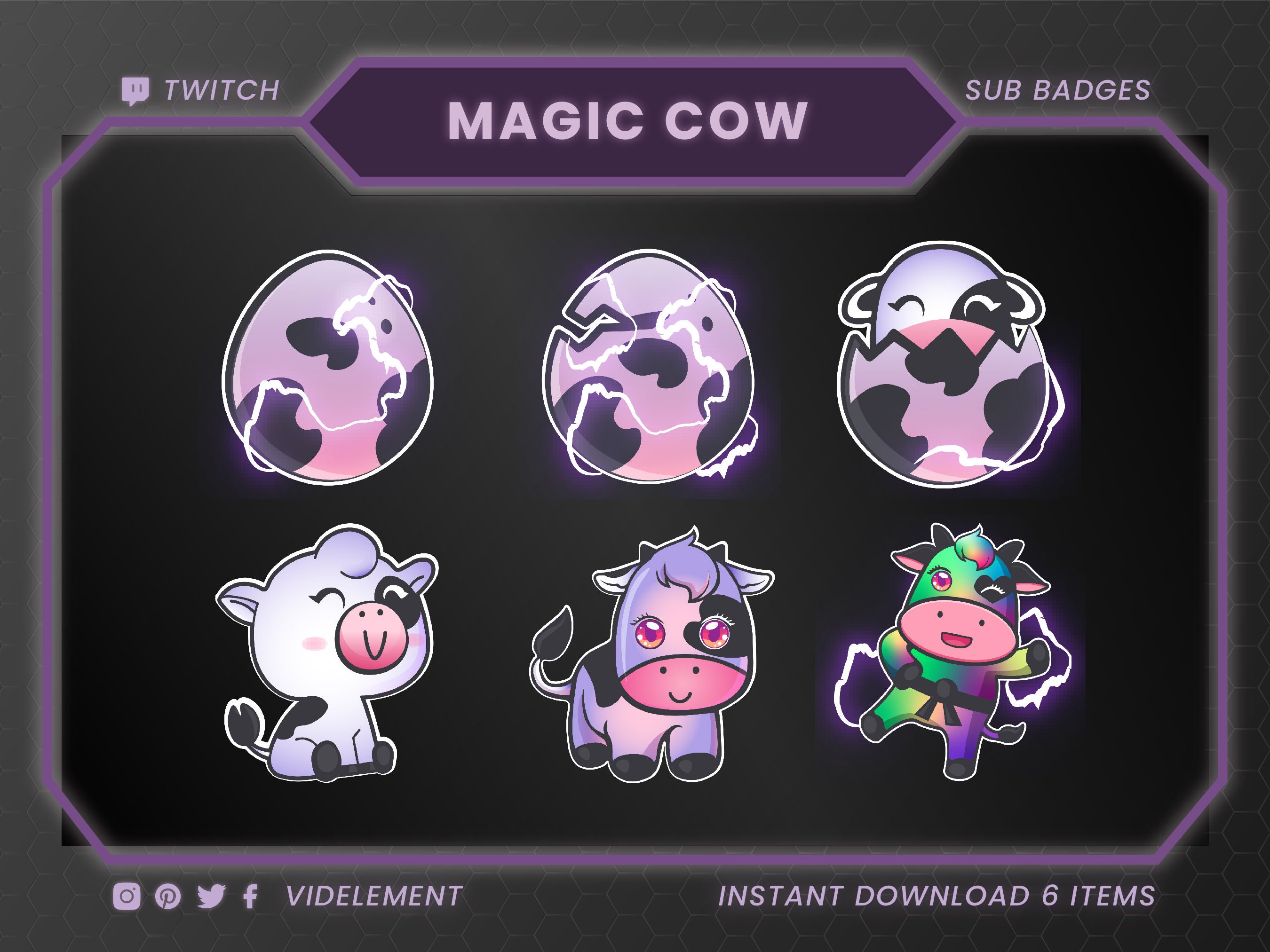 Custom Twitch Badges Twitch Sub Badges Discord Badges | Etsy Australia