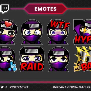 Twitch Emotes, Twitch Sub Emotes, Discord Emotes, Text Emotes, Anime ...
