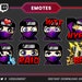 Twitch Emotes Twitch Sub Emotes Discord Emotes Text Emotes - Etsy
