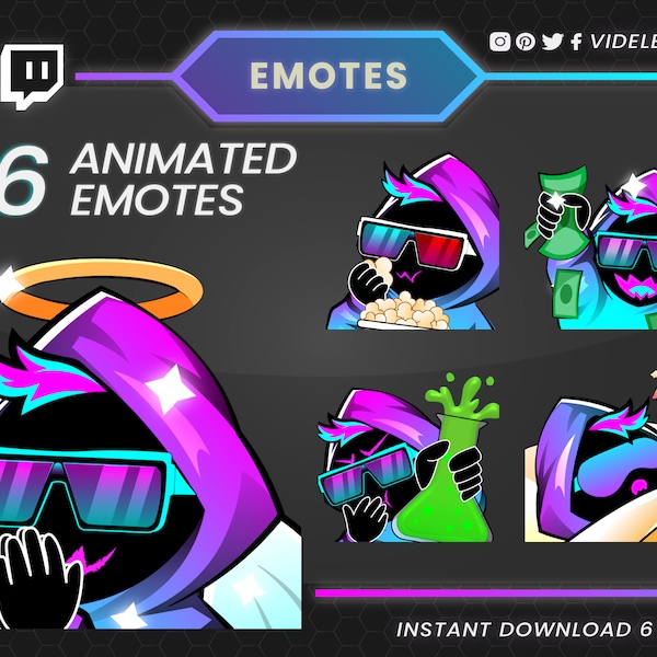 Toxic Animated Twitch Emotes - Etsy