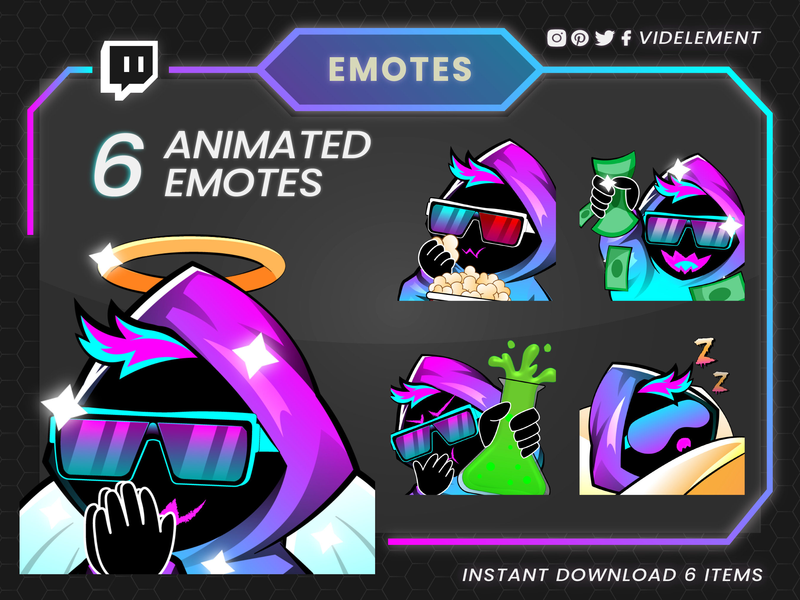Animated Emotes Twitch Emotes Discord Emotes Twitch Sub - Etsy Canada