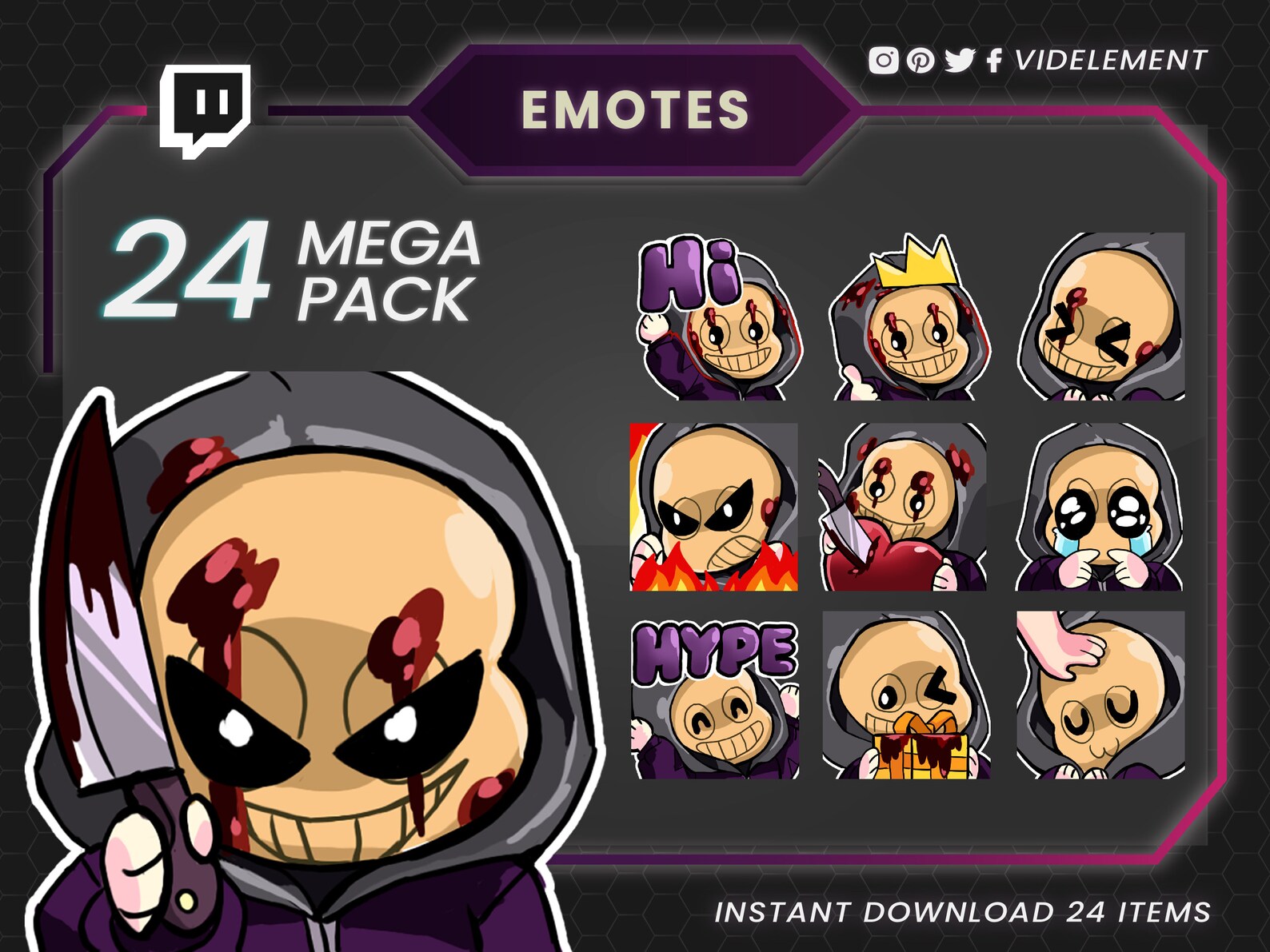 Twitch Emotes Twitch Sub Emotes Discord Emotes Text Emotes - Etsy