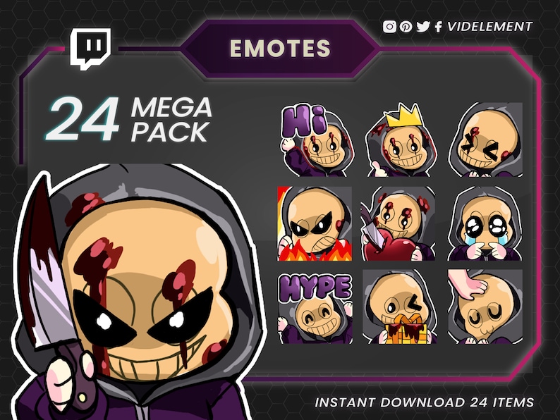 Twitch Emotes Twitch Sub Emotes Discord Emotes Text Emotes - Etsy