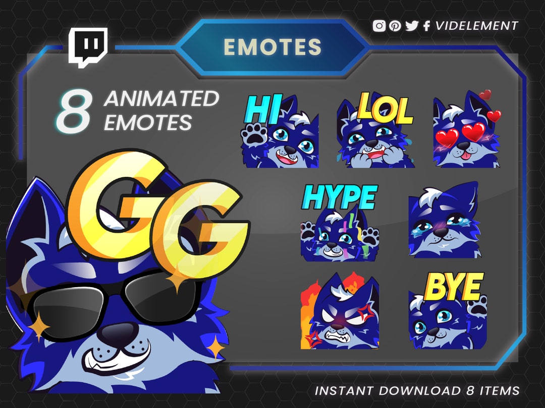 Animated Emotes, Twitch Emotes, Discord Emotes, Twitch Sub Emotes, GG ...