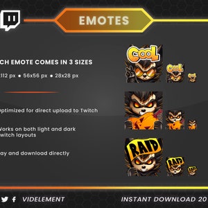 Twitch Emotes, Twitch Sub Emotes, Discord Emote, Werewolf Emotes ...