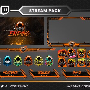 Twitch Overlays, Stream Overlay, Webcam Overlay, Twitch Alert, Twitch ...