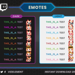 20 Kawaii Twitch Sub Emotes - Charming Chibi Squirrel Emotes for ...